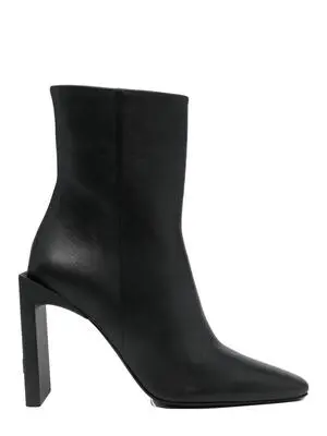 Fear Of God Zip Up Heeled Ankle Boots - Black