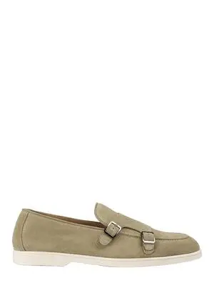 DOUCAL'S Suede Monk Strap Shoes - Sand