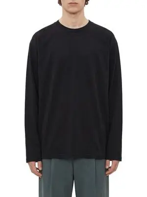 JIL SANDER Basic Cotton T-shirt - Black