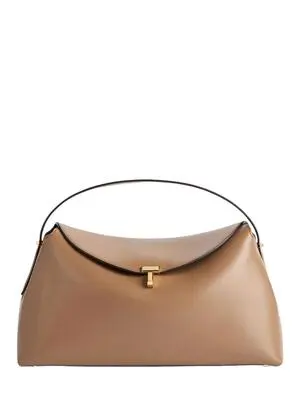 TOTEME Leather Handbag - Camel