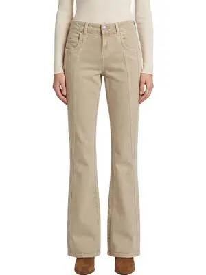 Isabel Marant Étoile Jaylis Denim Jeans - Beige