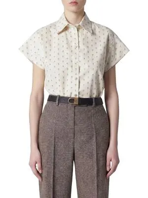 Valentino Garavani Printed Cotton Blend Shirt - Multicolor
