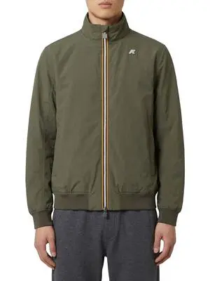 K-WAY Arsene Reversible Cotton Bomber Jacket - Blue