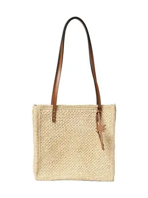 Manebí Crochet Raffia Bag - Beige