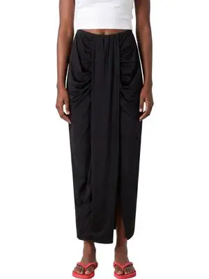 IV.AM Midi Skirt In Jersey - Black 1