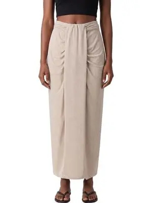 IV.AM Midi Skirt In Jersey - Sand