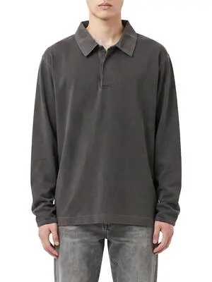 SUNFLOWER Cotton Polo Shirt - Black