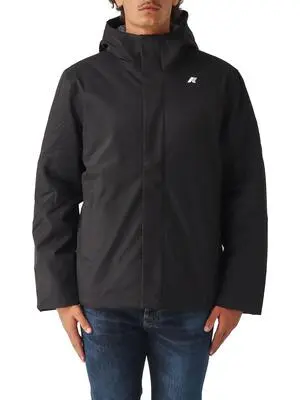 K-WAY Zip-up Hooded Jacket - Black