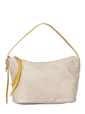 Borbonese Borbonese Prive Shoulder Bag In Op Print Nylon Sand