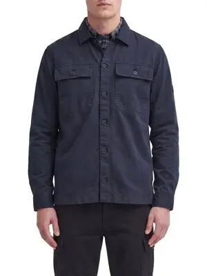 Barbour Cotton Shirt Jacket - Blue