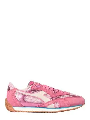 DIADORA Equipe Revenge Suede And Mesh Sneakers - Fuchsia