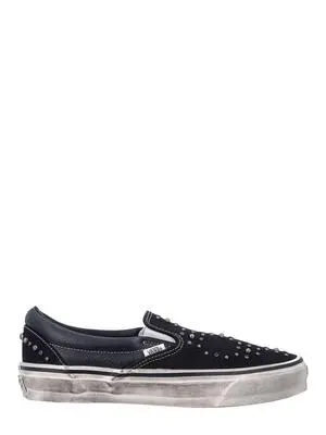 VANS Lx Classic Slip-on 98 Check Canvas Sneakers - Black