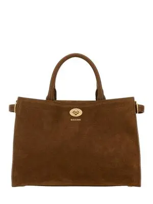 Burberry Cotswolds Suede Bag - Hazel