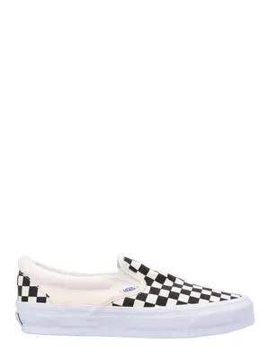 VANS Lx Classic Slip-on 98 Check Cotton Canvas Sneakers - Black