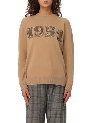 Max Mara Embroidered Jumper - Camel