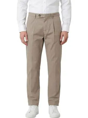 RE-HASH Gabardine Chino Trousers - Mud