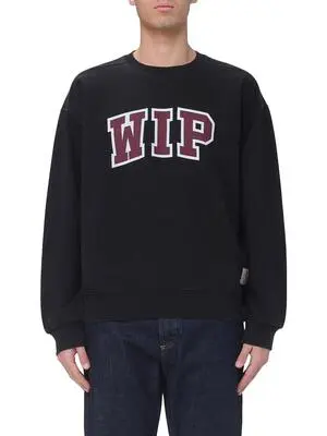 Carhartt Work In Progress Cotton Crewneck Sweatshirt With Logo - Grey 1
