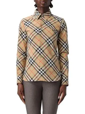 Burberry Checked Shirt - Sand