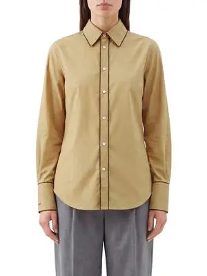 Polo Ralph Lauren Slim Fit Stretch Cotton Long-sleeve Shirt - Beige