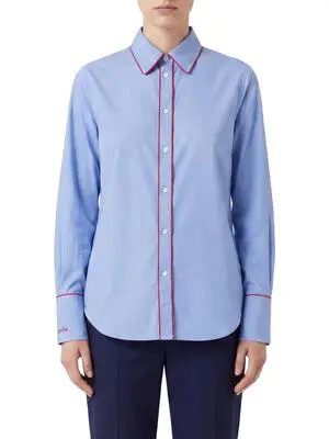 Polo Ralph Lauren Slim Fit Stretch Cotton Long-sleeve Shirt - Sky