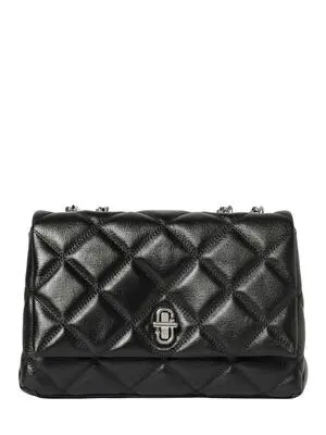 Marc Jacobs The Quilted Slim Dual Leather Bag - Black
