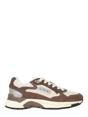 AUTRY Hyperway Mesh And Suede Sneakers - Brown