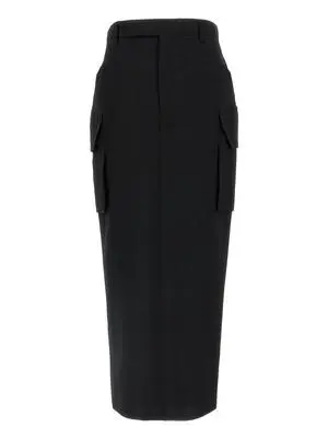 Rick Owens Cargo Skirt - Black