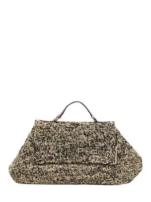 IBELIV Lahady Raffia Handheld Bag - Green