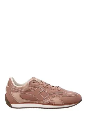 DIADORA Equipe Leather Lace-up Sneakers - Brown