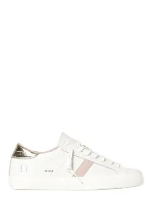 D.a.t.e. Leather Hill Sneakers - Platinum