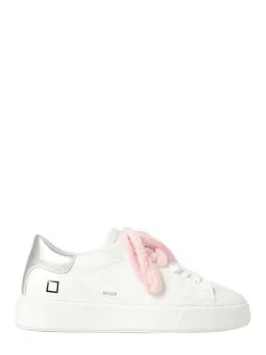 D.a.t.e. Leather Sfera Sneakers - Silver