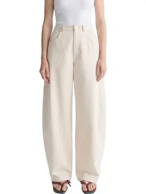 Séfr Twill Baggy Trousers - Ecru