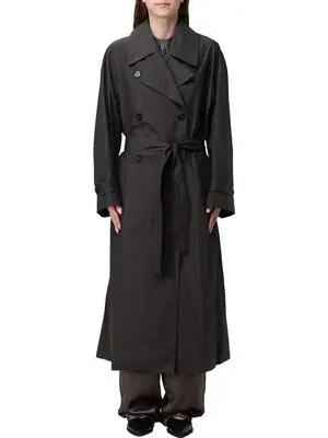 Soeur Long Trench Coat - Grey
