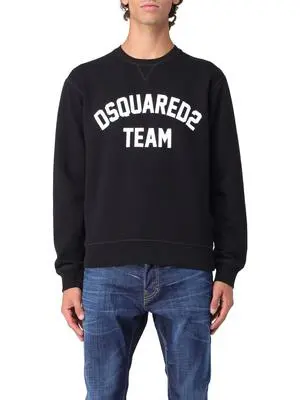 Dsquared2 Crewneck Sweatshirt With Logo - Black