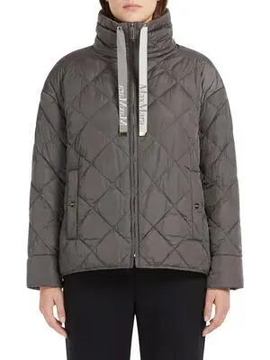 Max Mara Quilted Jacket - Grey