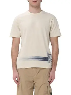 C.P. COMPANY Cotton T-shirt With Logo - Ice