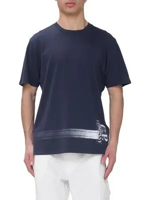 C.P. COMPANY Cotton T-shirt With Logo - Navy