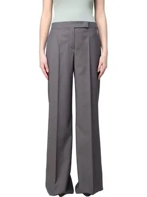 Max Mara Palazzo Flannel Trousers - Grey