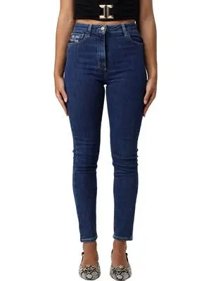 Elisabetta Franchi High Rise Skinny Jeans - Denim
