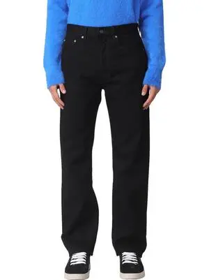 Palm Angels Straight Leg Jeans - Black
