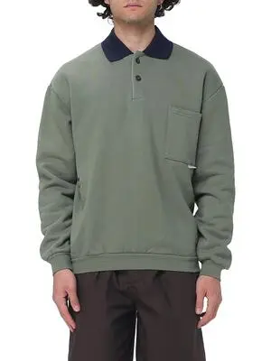GR10K Cotton Polo Sweatshirt - Green