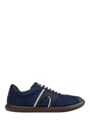 Camper Pelotas Soller Recycled Polyester And Leather Sneakers - Blue