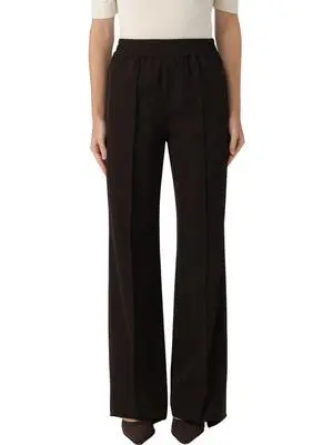 Dolce & Gabbana Wide Leg Trousers - Ebony