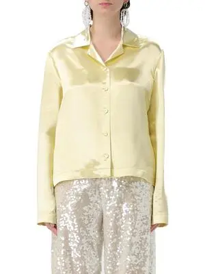 Philosophy Di Lorenzo Serafini Satin Button-up Shirt - Yellow