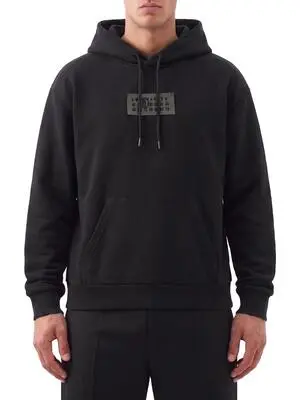 MAISON MARGIELA Cotton Hoodie With Logo - Black