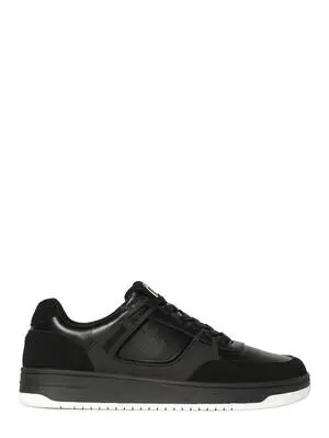 Just Cavalli Two-tone Leather Sneakers - Black