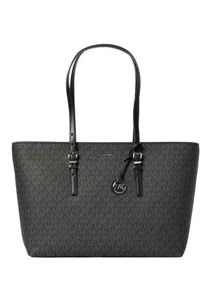 Michael Kors Quinn Monogram Tote - Black