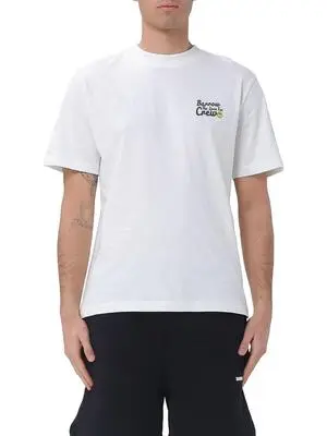 BARROW Printed Cotton T-shirt Brown