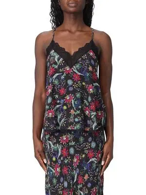 Zadig&Voltaire Printed Lace Trim Camisole - Multicolor