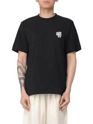 BARROW Printed Cotton T-shirt - Black